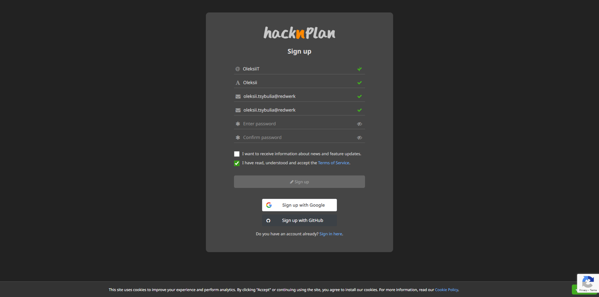 Errores encontrados en HacknPlan SaaS : Bug‌ ‌Crawl‌ de ‌QAwerk